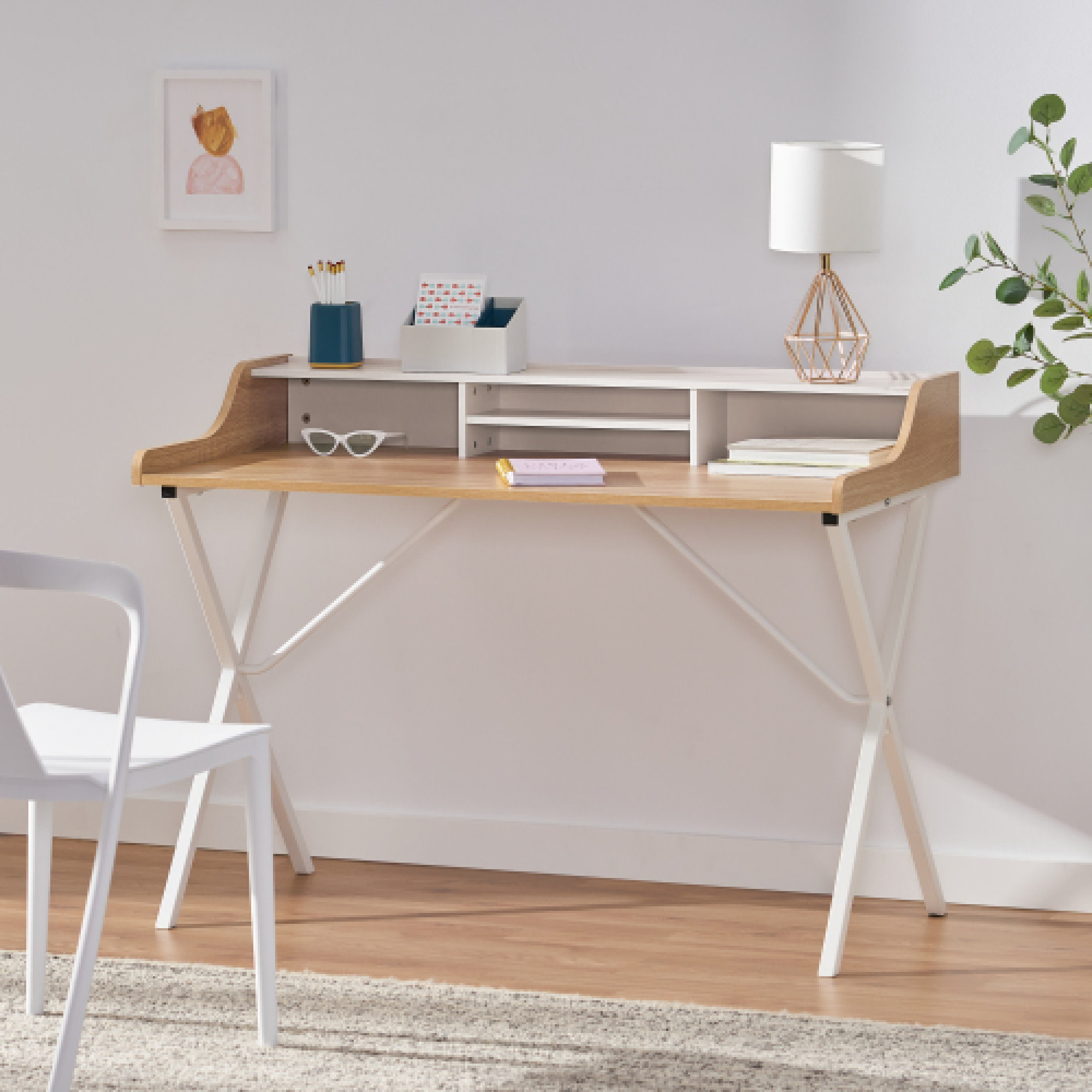 Ebern Designs Modern Computer Desk: Sleek Design For Home Office ...