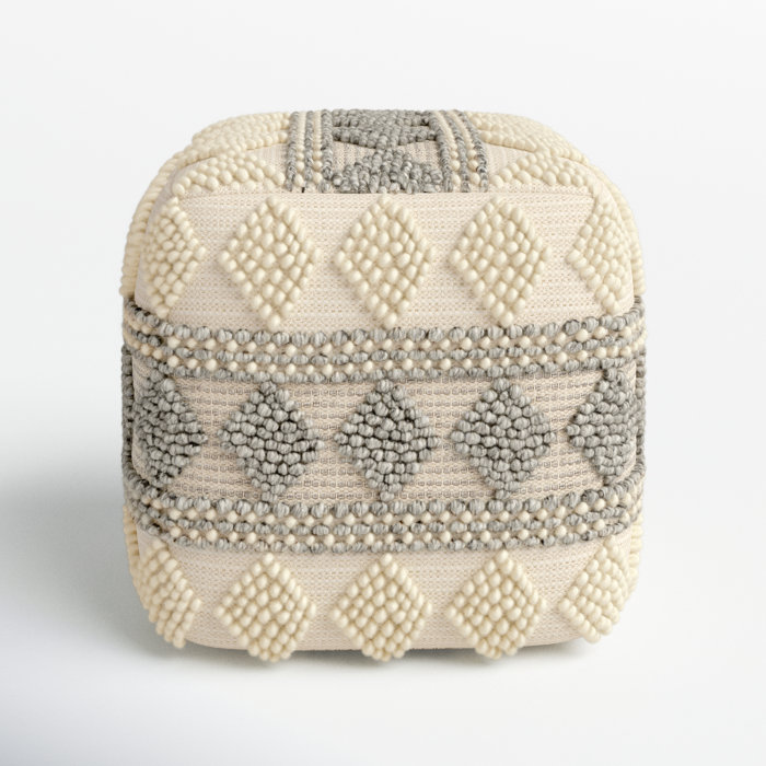 Langley Street Maribelle Upholstered Pouf & Reviews | Wayfair