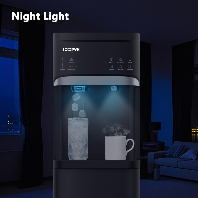 Soopyk 3 In 1 Hot And Cold Water Dispenser With Ice Maker Bottom Load ...