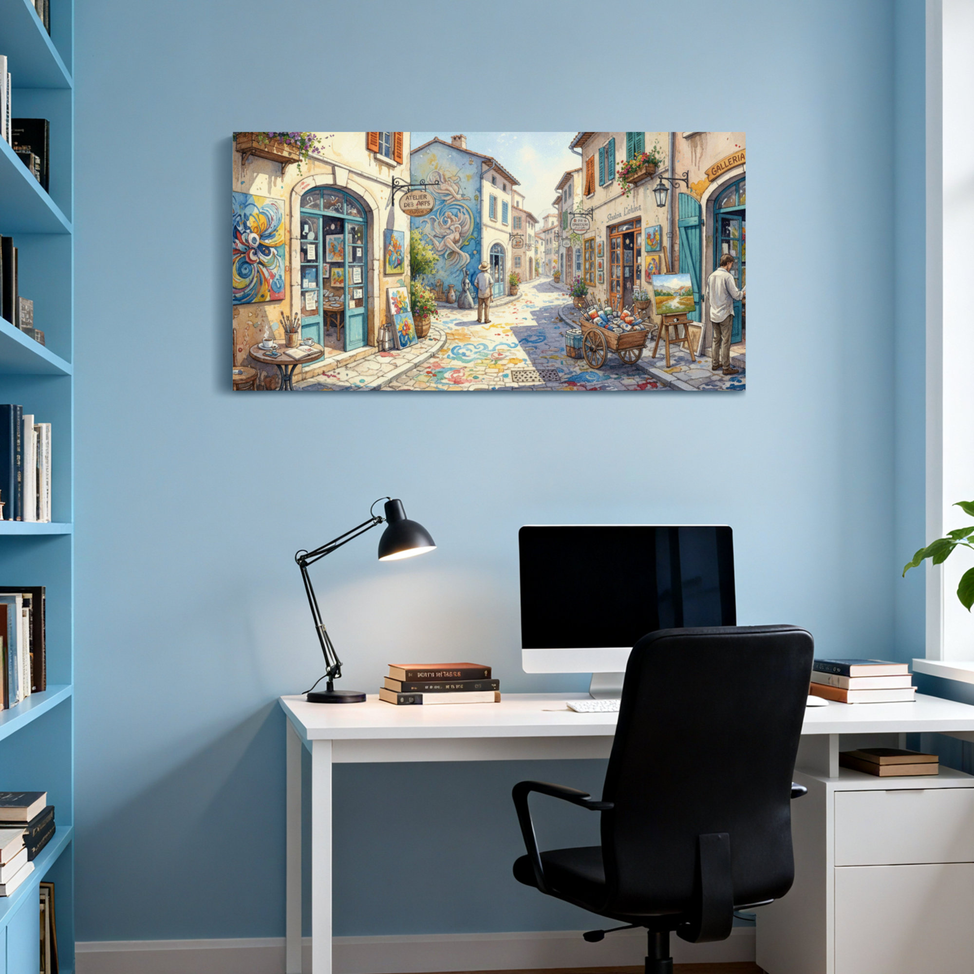 Red Barrel Studio® Scenic & Cityscapes Colorful Street Art Gallery ...