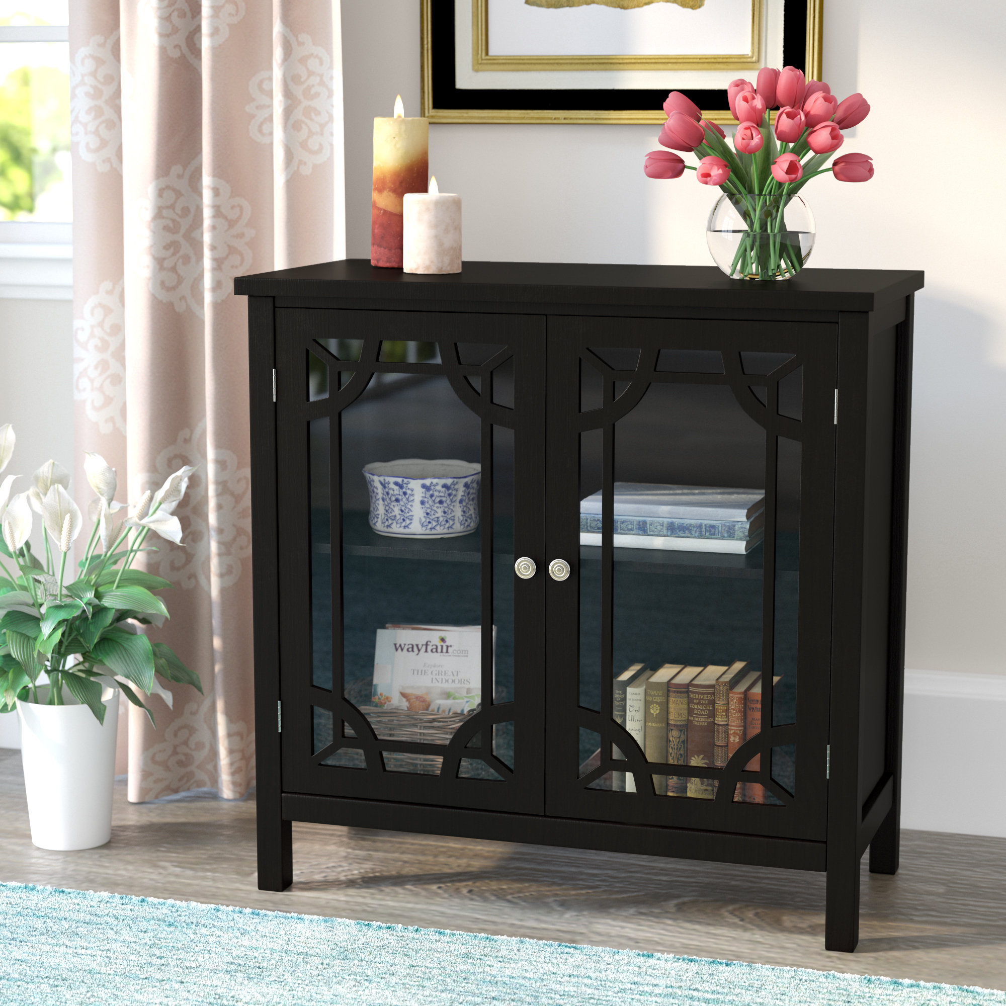 Red Barrel Studio Radonna 2 Door Accent Cabinet & Reviews | Wayfair