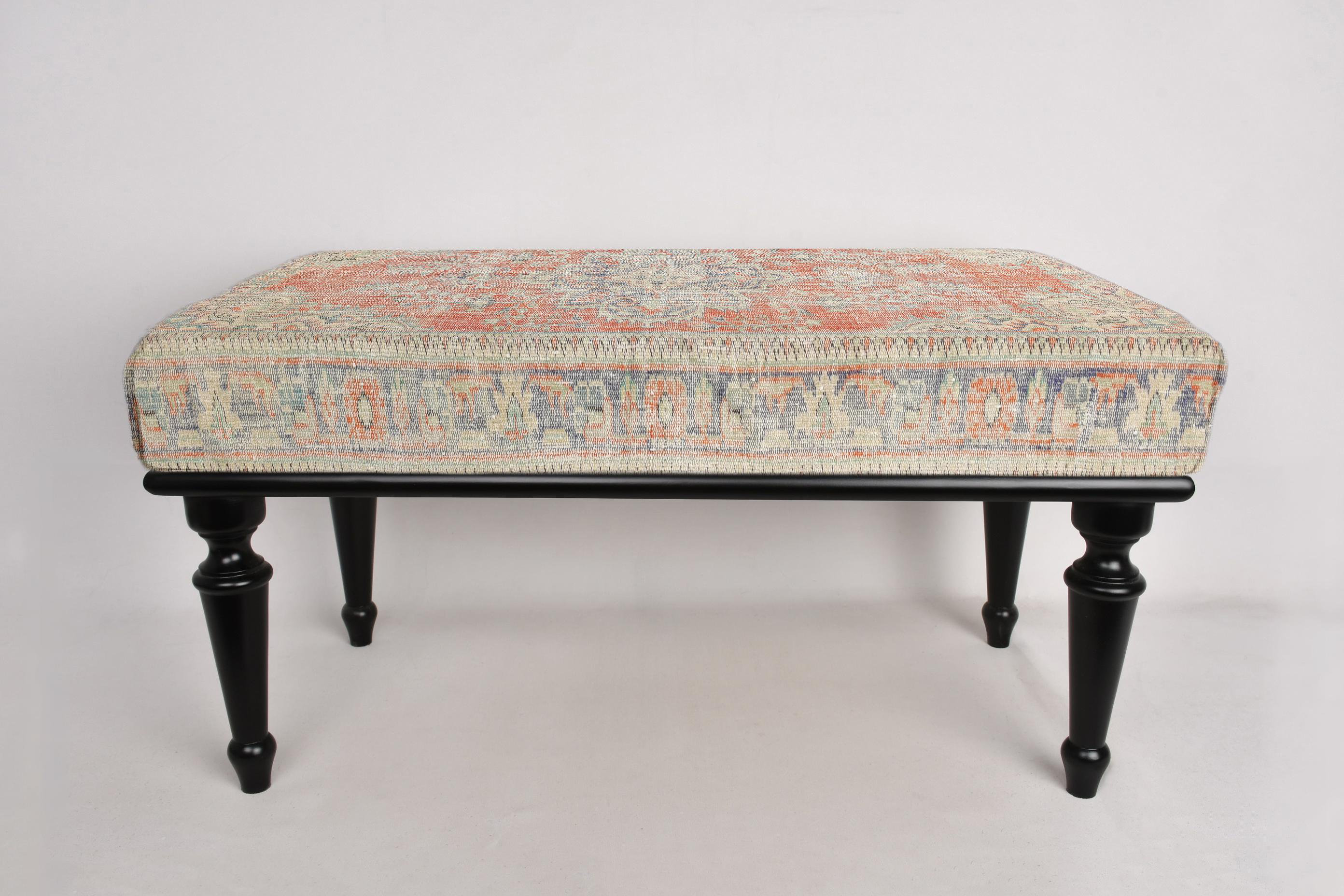 Dakota Fields Wood Work Bench, Bohemian Bench, Ottoman Bench ...