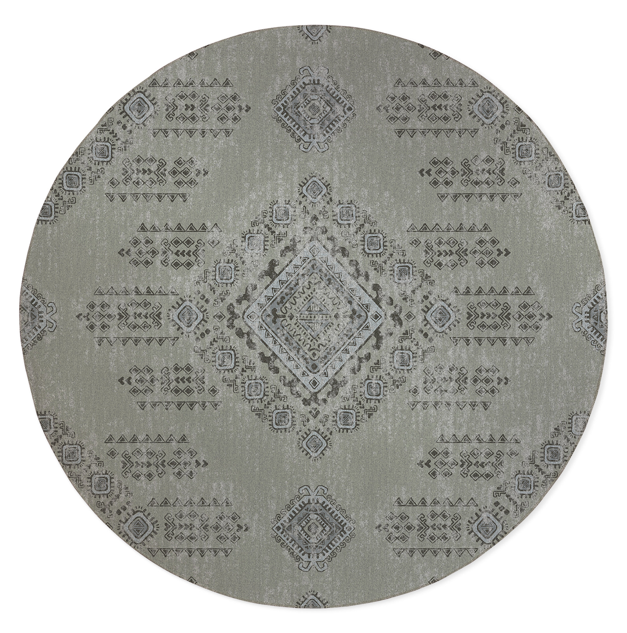 KAVKA DESIGNS Zen Straight Round Chair Mat | Wayfair