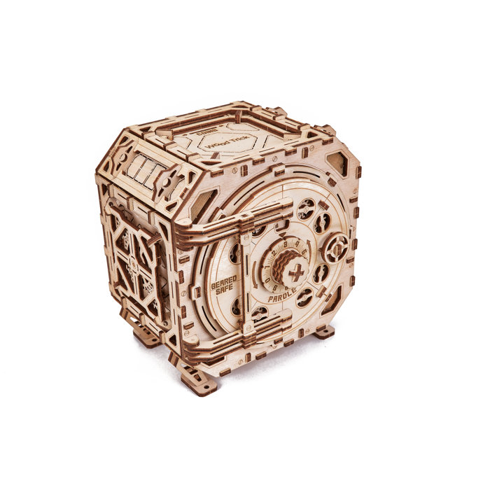 Wood Trick Geared Safe Wooden 3D Mechanical Model Kit Puzzle | Wayfair