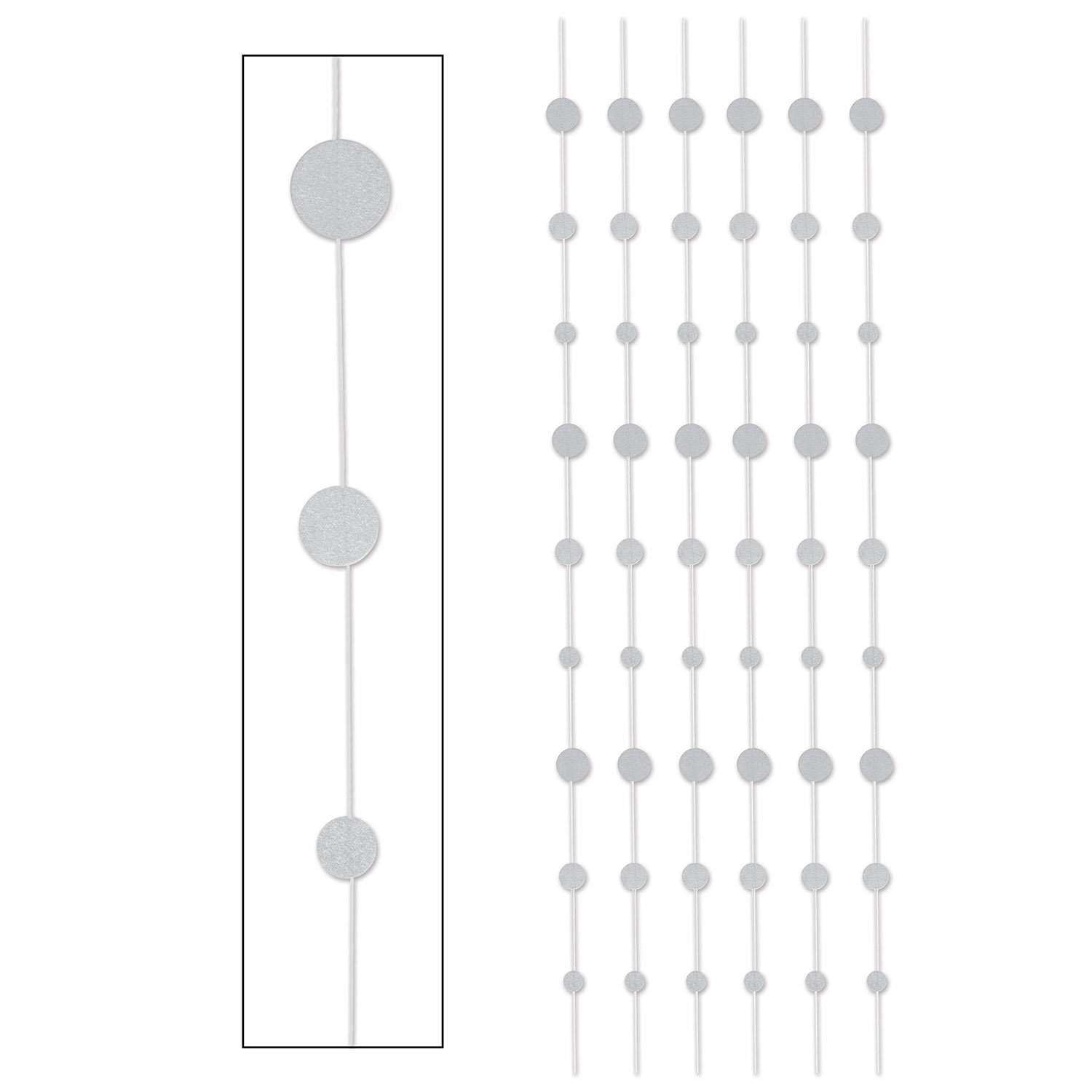 The Party Aisle™ Glittered Dot Stringers Wall Décor | Wayfair