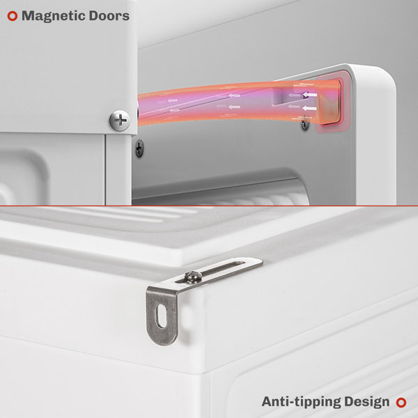 Lark Manor™ Portable Wardrobe Closet, Folding Bedroom Armoire, Clothes ...