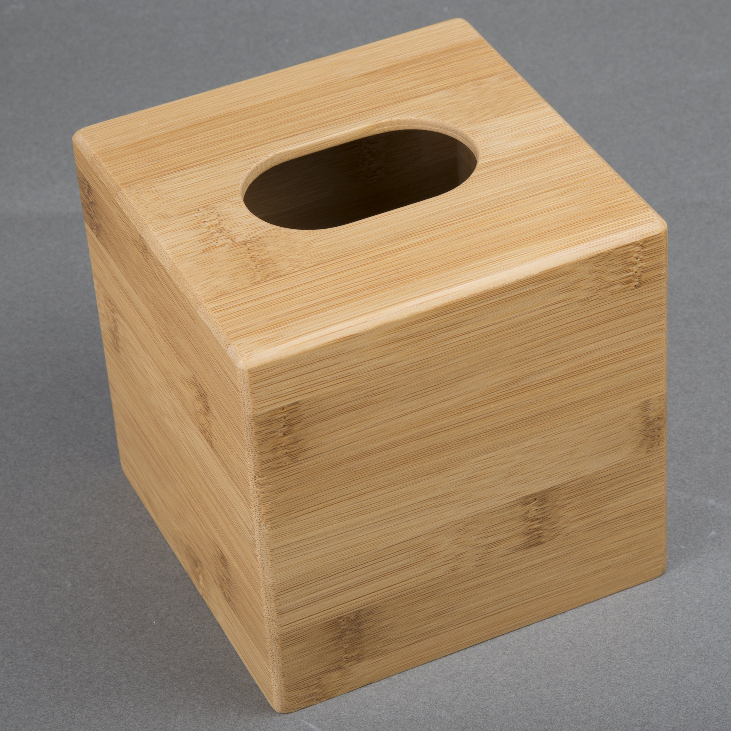 Creative Home Bamboo Barrel Tissue Box Holder | Wayfair