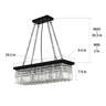 Mercer41 Kearan 5 - Light Kitchen Island Dimmable Rectangle Chandelier ...