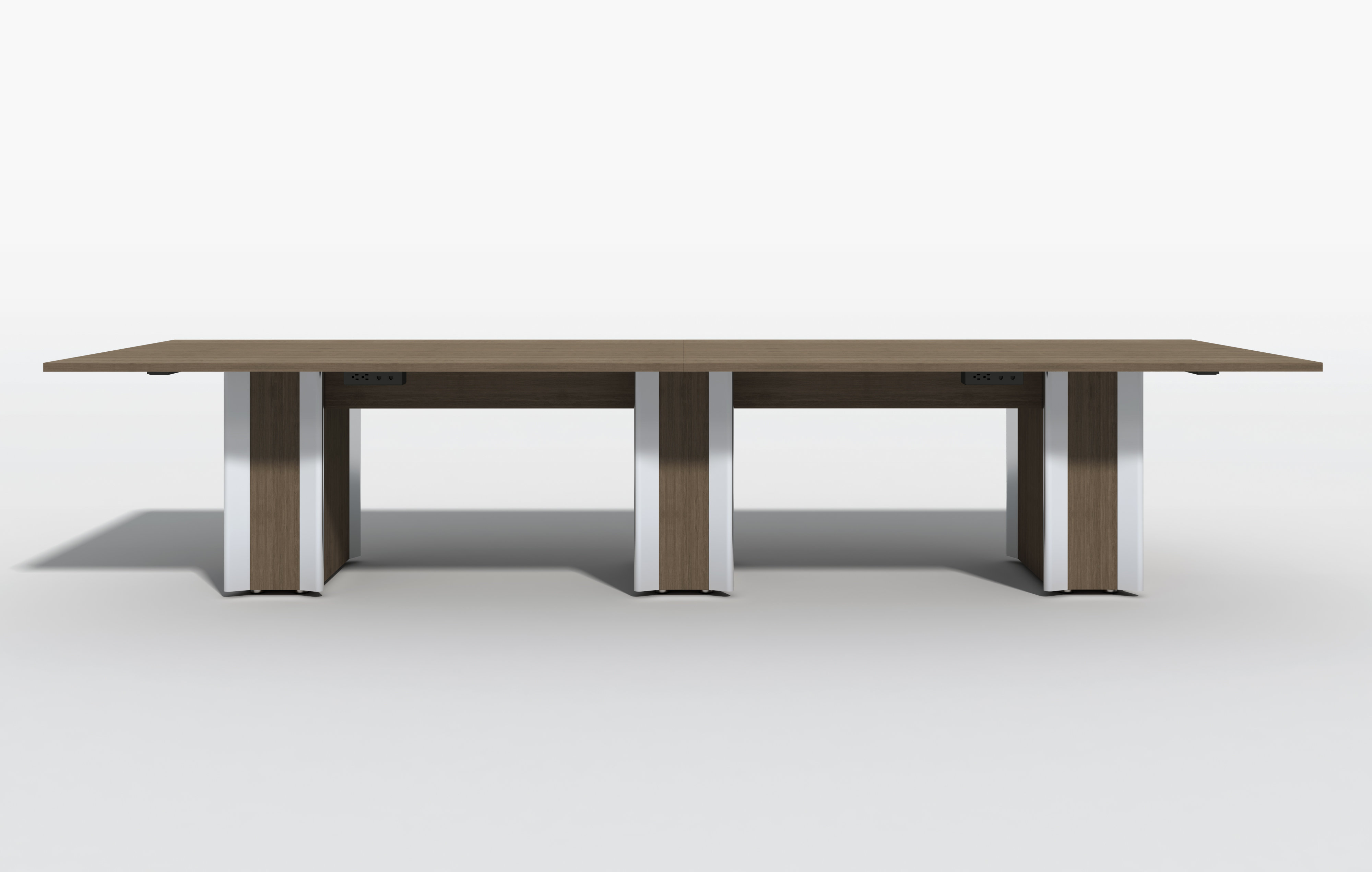 In2 Design Rectangular Conference Table with Power Modules | Wayfair