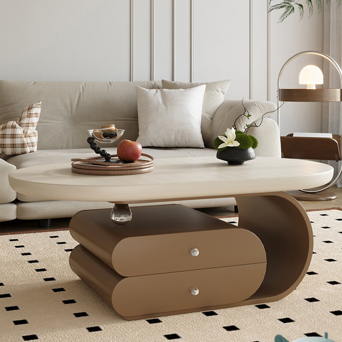 Everly Quinn oval coffee table - Wayfair Canada