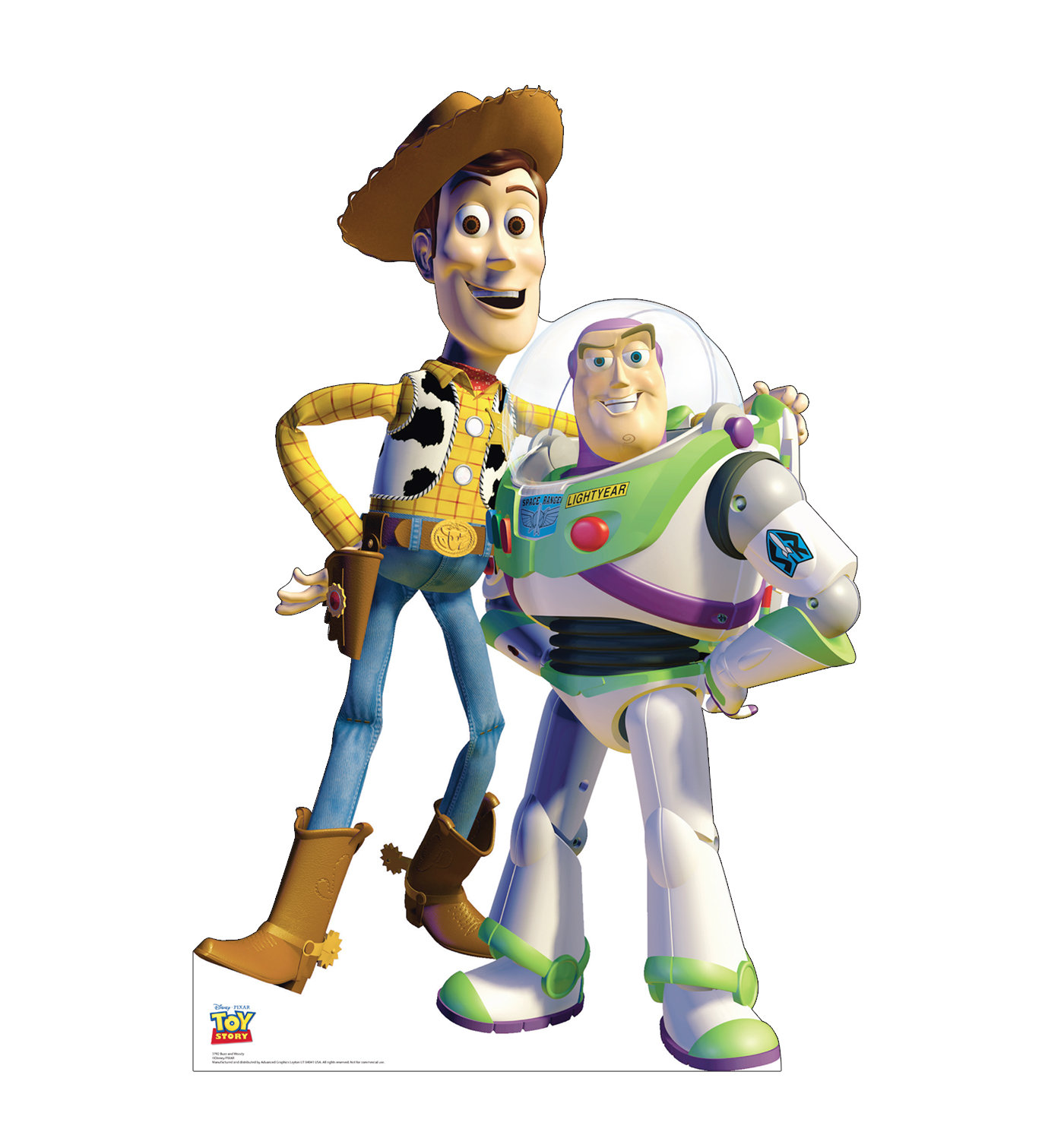 Advanced Graphics Toy Story Woody and Buzz | Wayfair