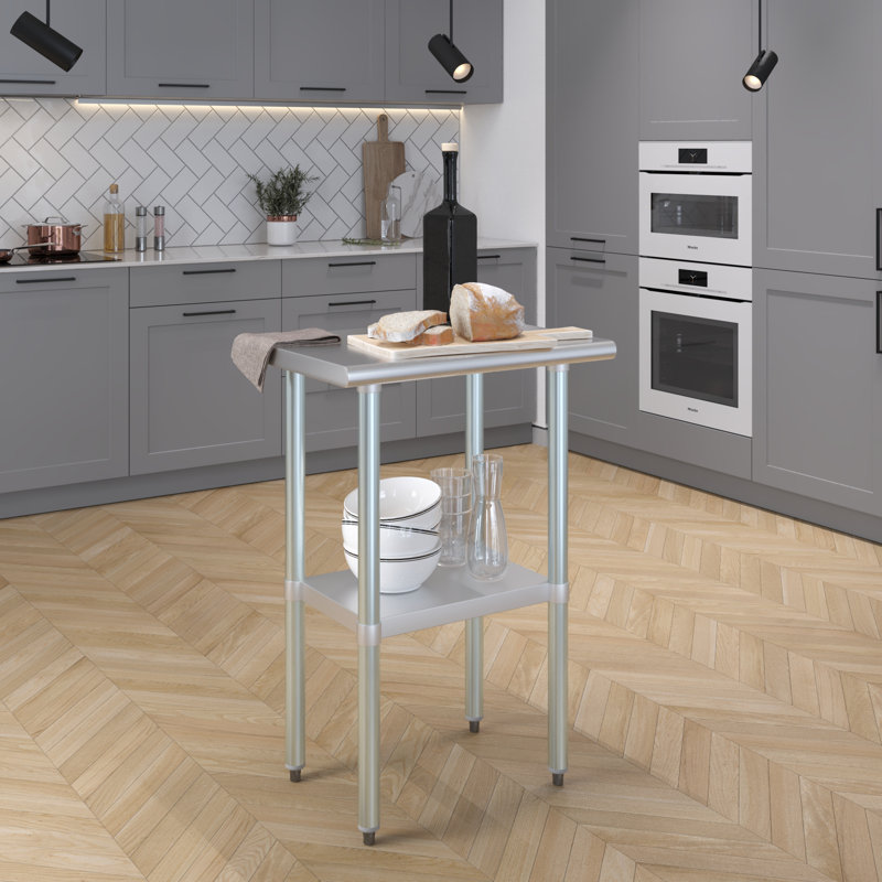 Amgood 18 in. x 24 in. Stainless Steel Table | Wayfair