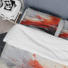 Design Art Red Chaos Unleashed II - Abstract Collages Duvet Cover Set ...