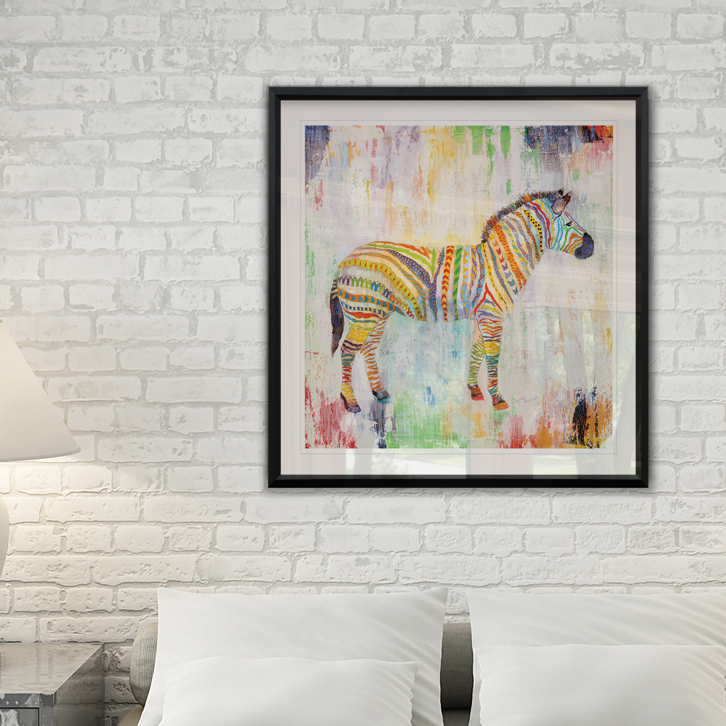Bungalow Rose Magical Zebra - Picture Frame Print - Wayfair Canada