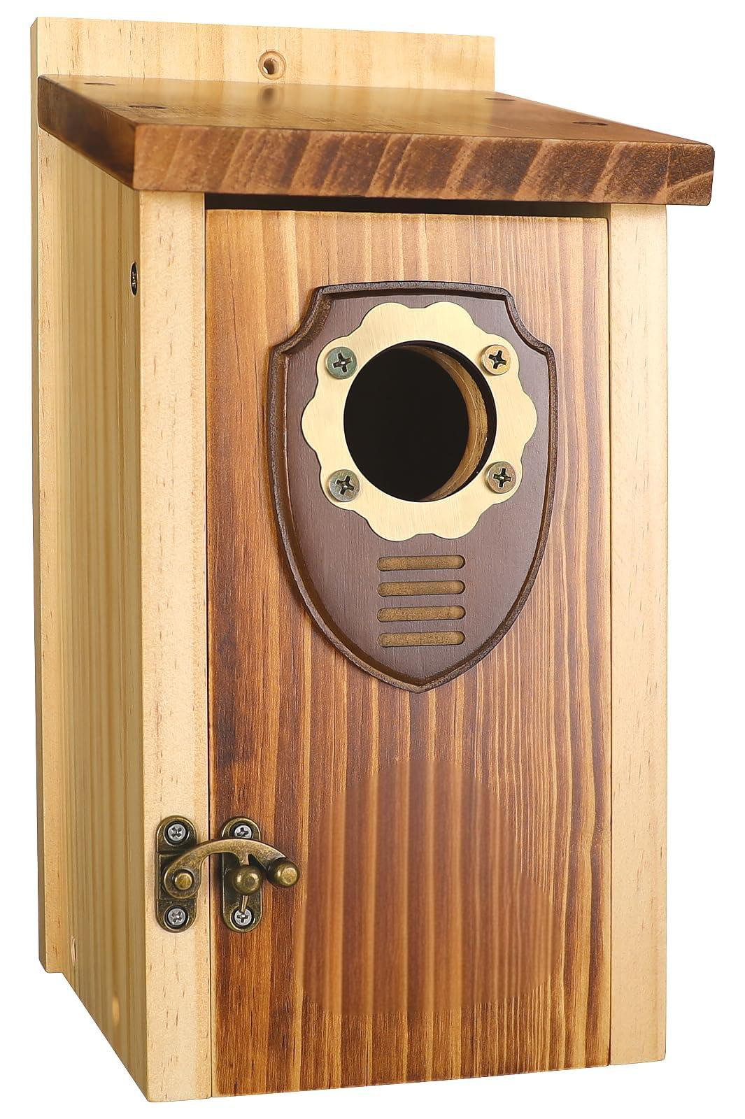 Ophelia & Co. Bird Houses For Outside, Premium Wooden Bluebird Houses ...