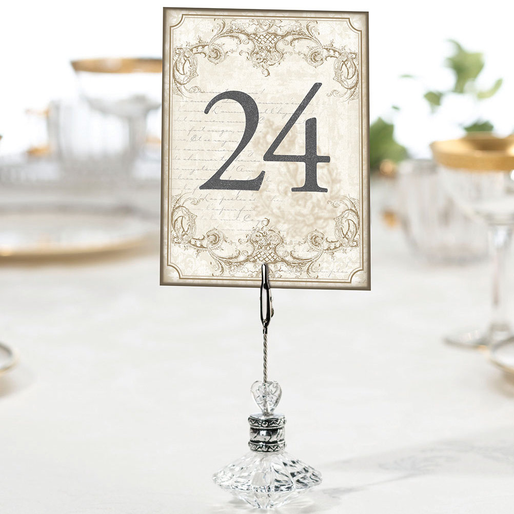 Le Prise™ Cardstock Table Number | Wayfair