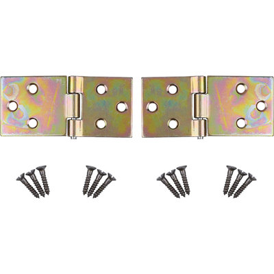 UNIQANTIQ HARDWARE SUPPLY Zinc Plated Steel Drop Leaf Table Hinge ...