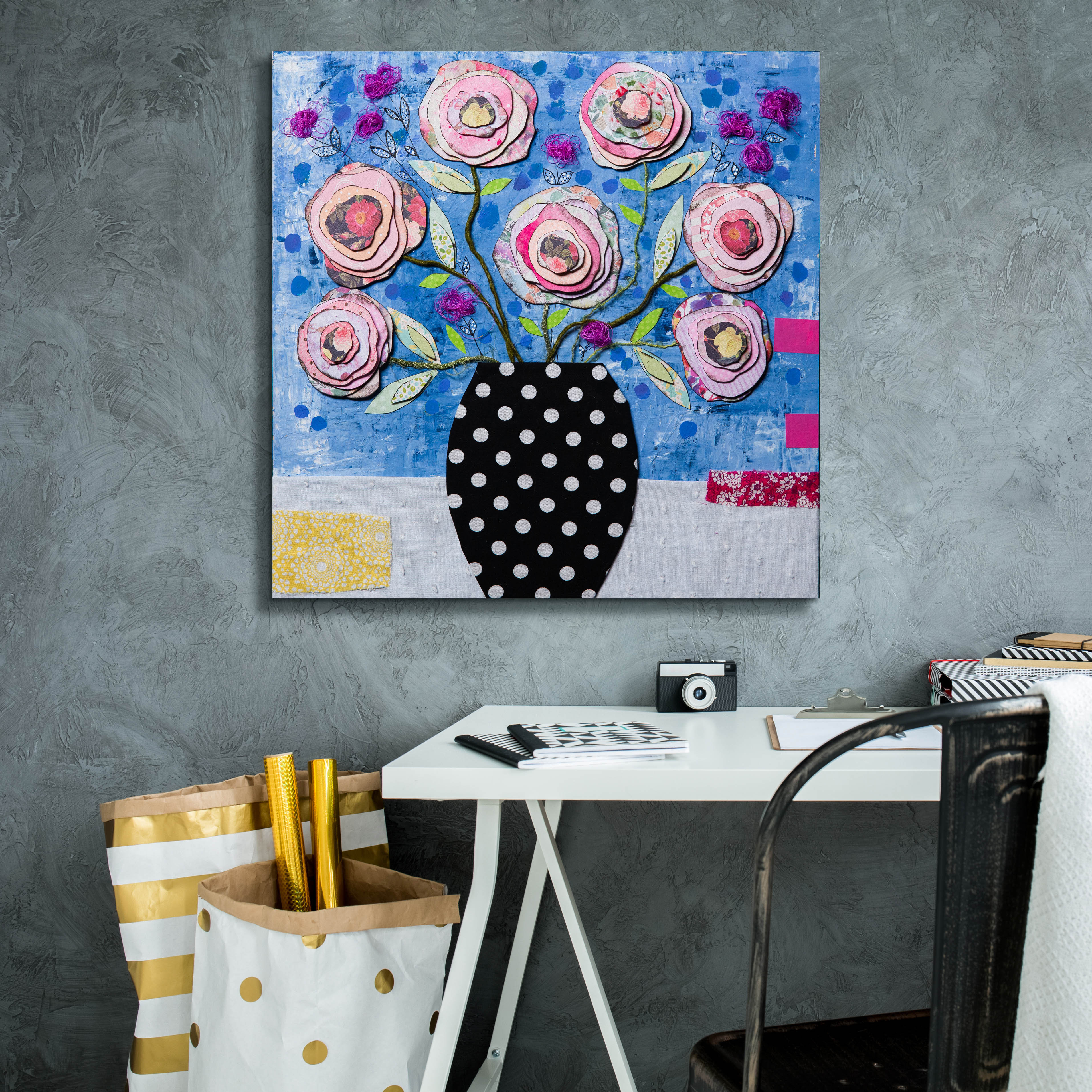 Lark Manor™ 'Layered Love' by Carrie Sharp Canvas Wall Art, 26" x 26 ...