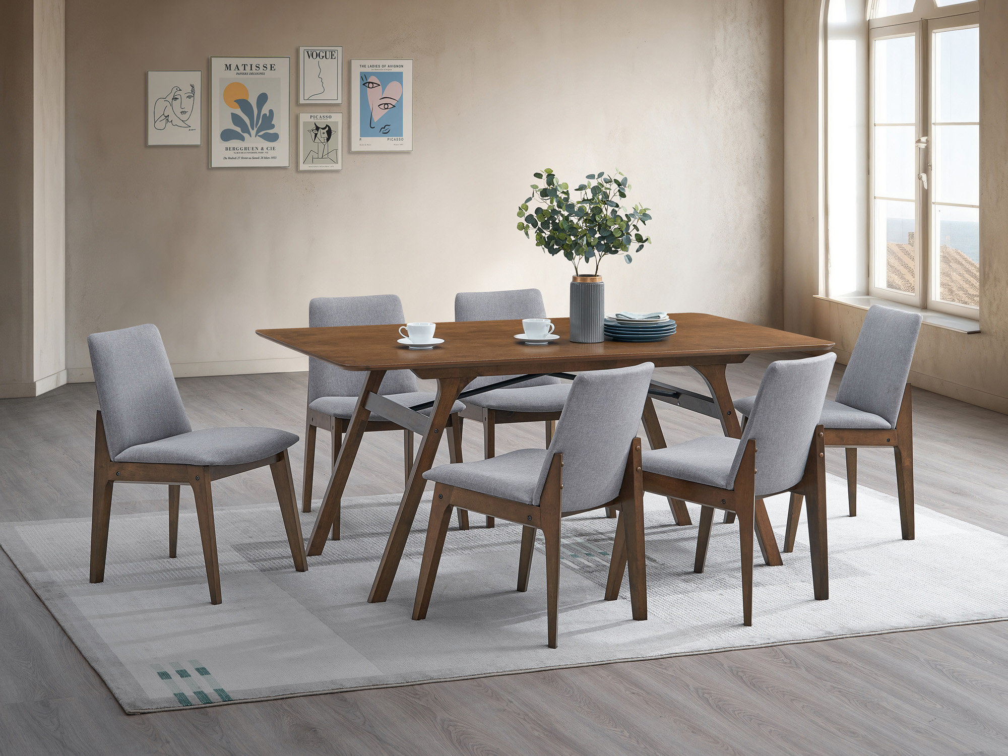 George Oliver 7Pcs Dining Room Set | Wayfair