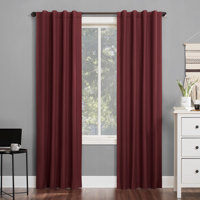 Red Curtains & Drapes You'll Love | Wayfair