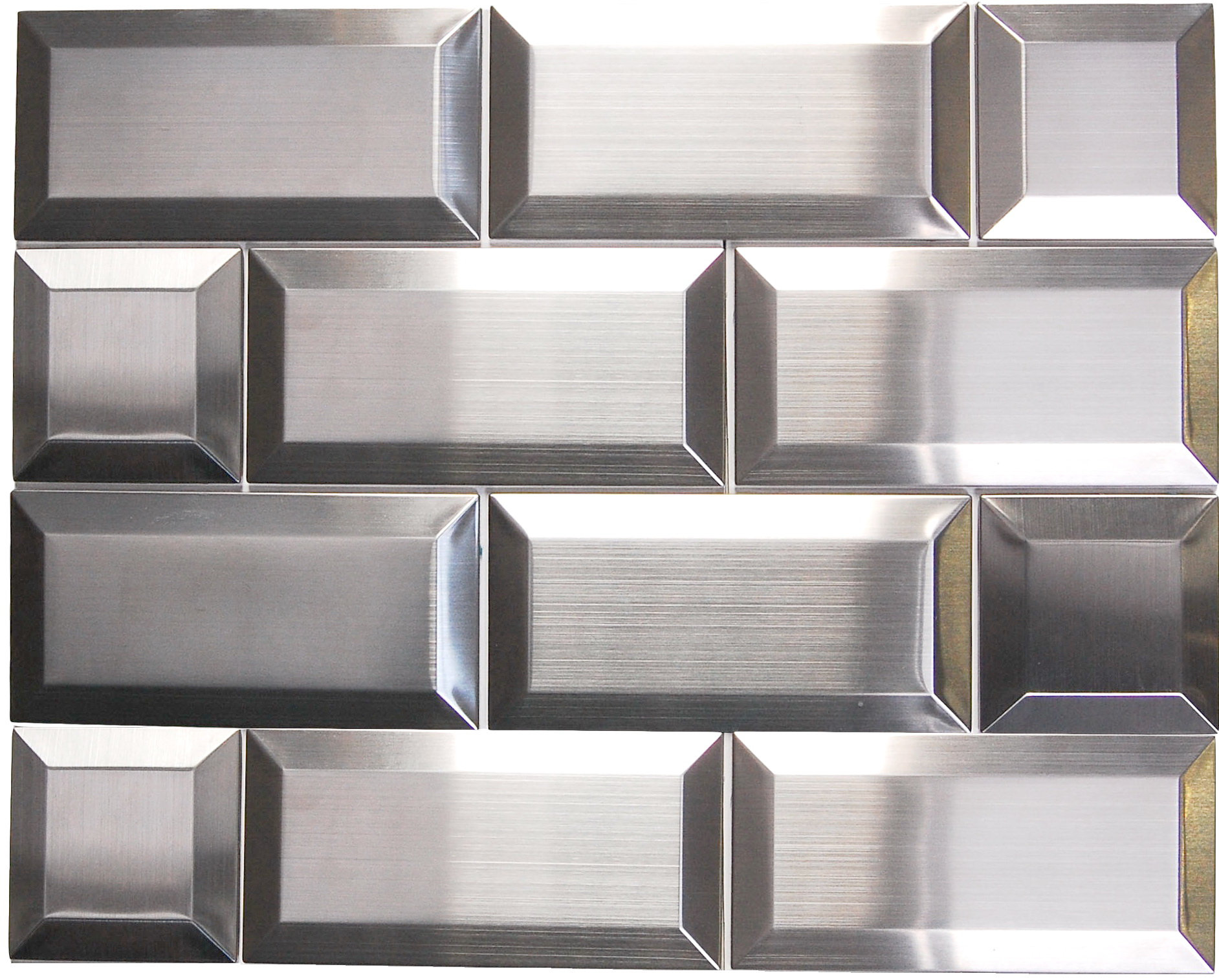 Bloom Stone 3" x 6" Metal Metal Look Wall Tile | Wayfair