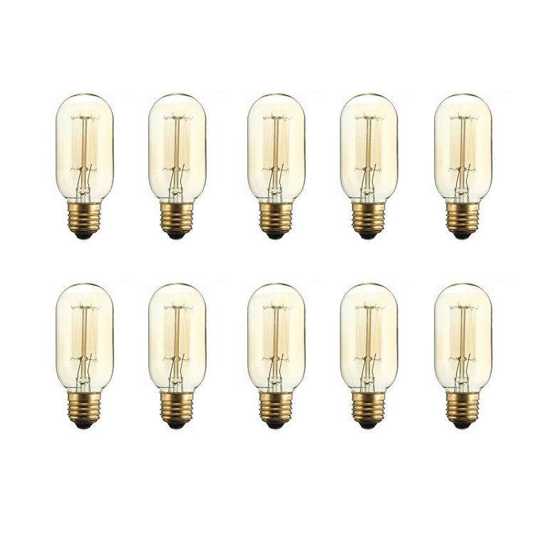 DecoMust 40 Watt, T45 Dimmable Light Bulb, E26 Base | Wayfair