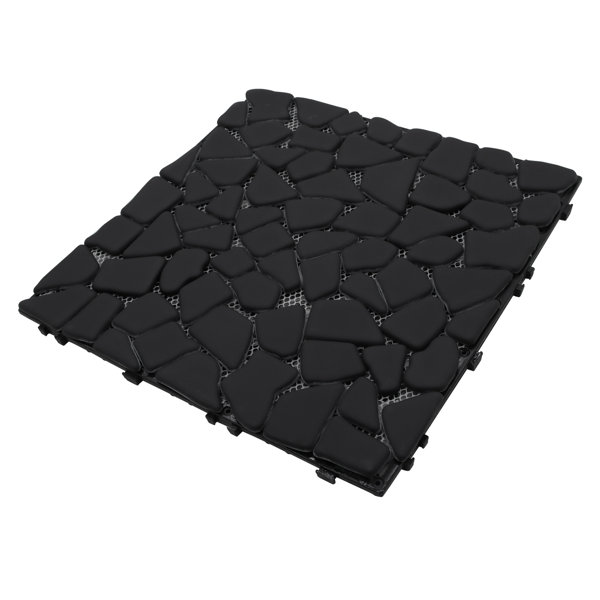 Sunwings 12'' L x 12'' W Stone Interlocking Deck Tile - Wayfair Canada