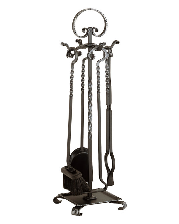 Astoria Grand Ciccone Stainless Steel Fireplace Tool Set | Wayfair.co.uk