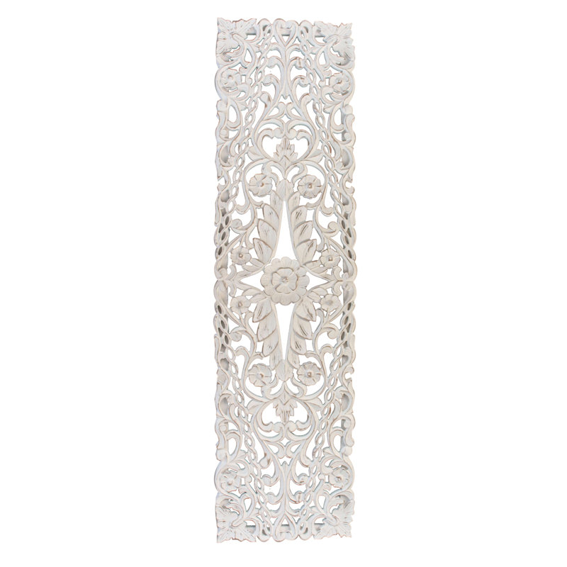 Ophelia & Co. 59.8x15.7x1.4" Floral Vine Panel, Decorative Wall ...