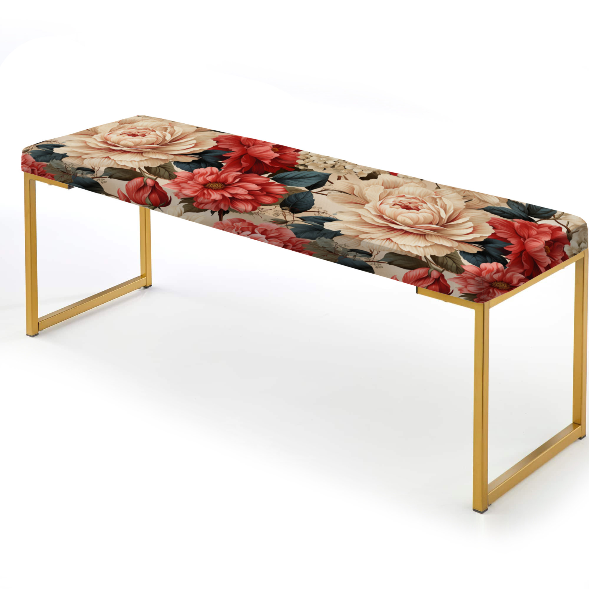 Design Art Vintage Pink And Beige Rose Floral Pattern I - Floral ...