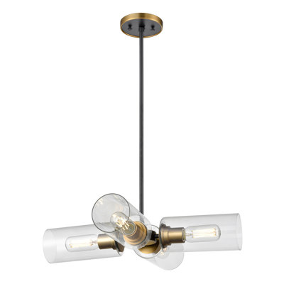 George Oliver Calfee 12 - Light Sputnik Modern Linear Chandelier ...