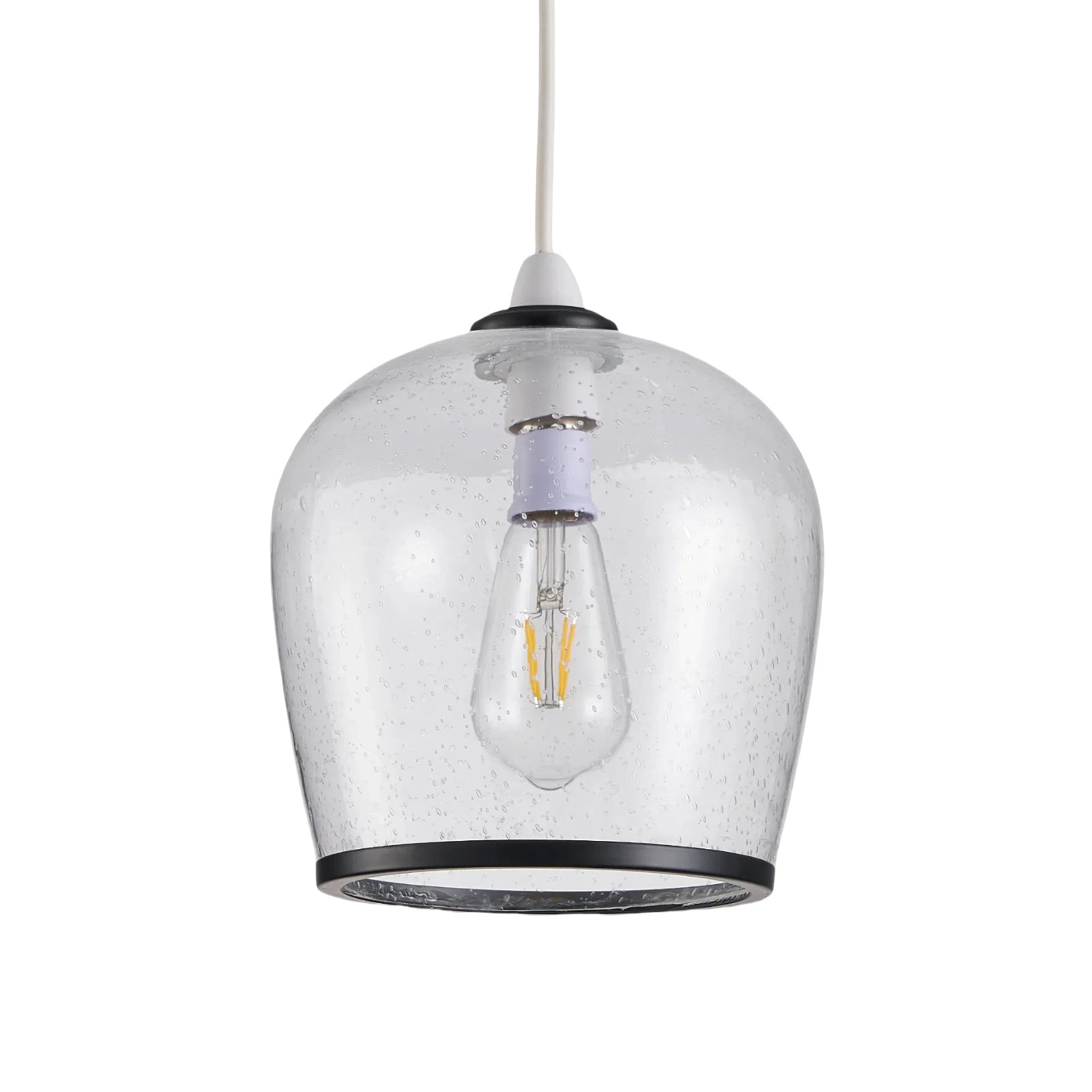 Aurolite 22cm H Glass Dome Pendant Shade ( Uno ) | Wayfair.co.uk