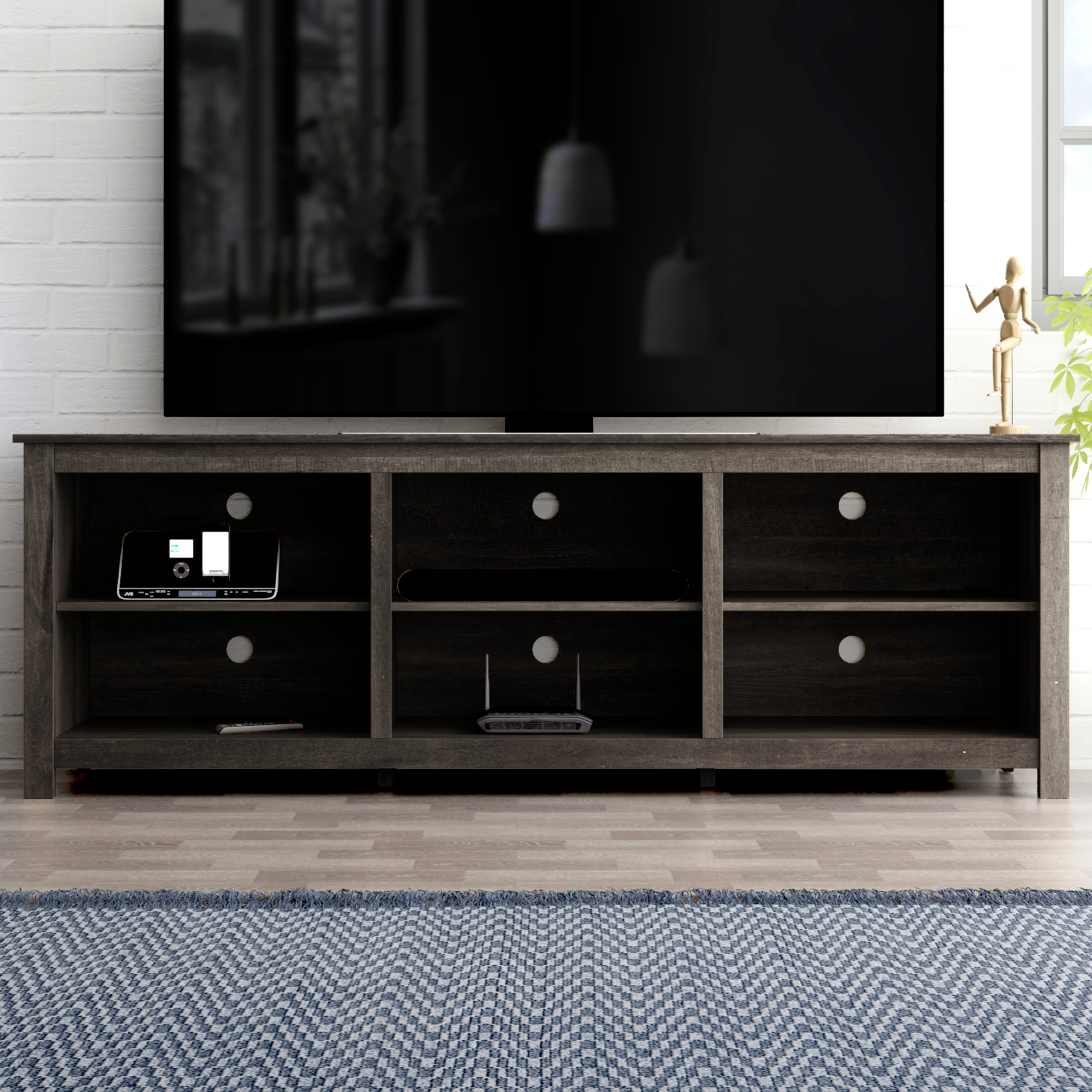 Three Posts Inniss TV Stand for TVs up to 75" & Reviews - Wayfair Canada
