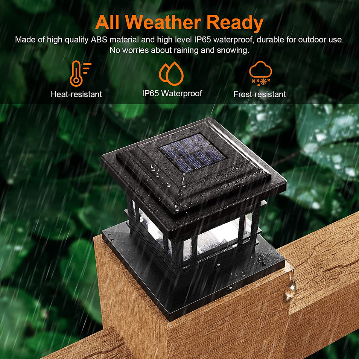 Charlton Home Tannis Black Low Voltage Solar Powered Integrated LED ...