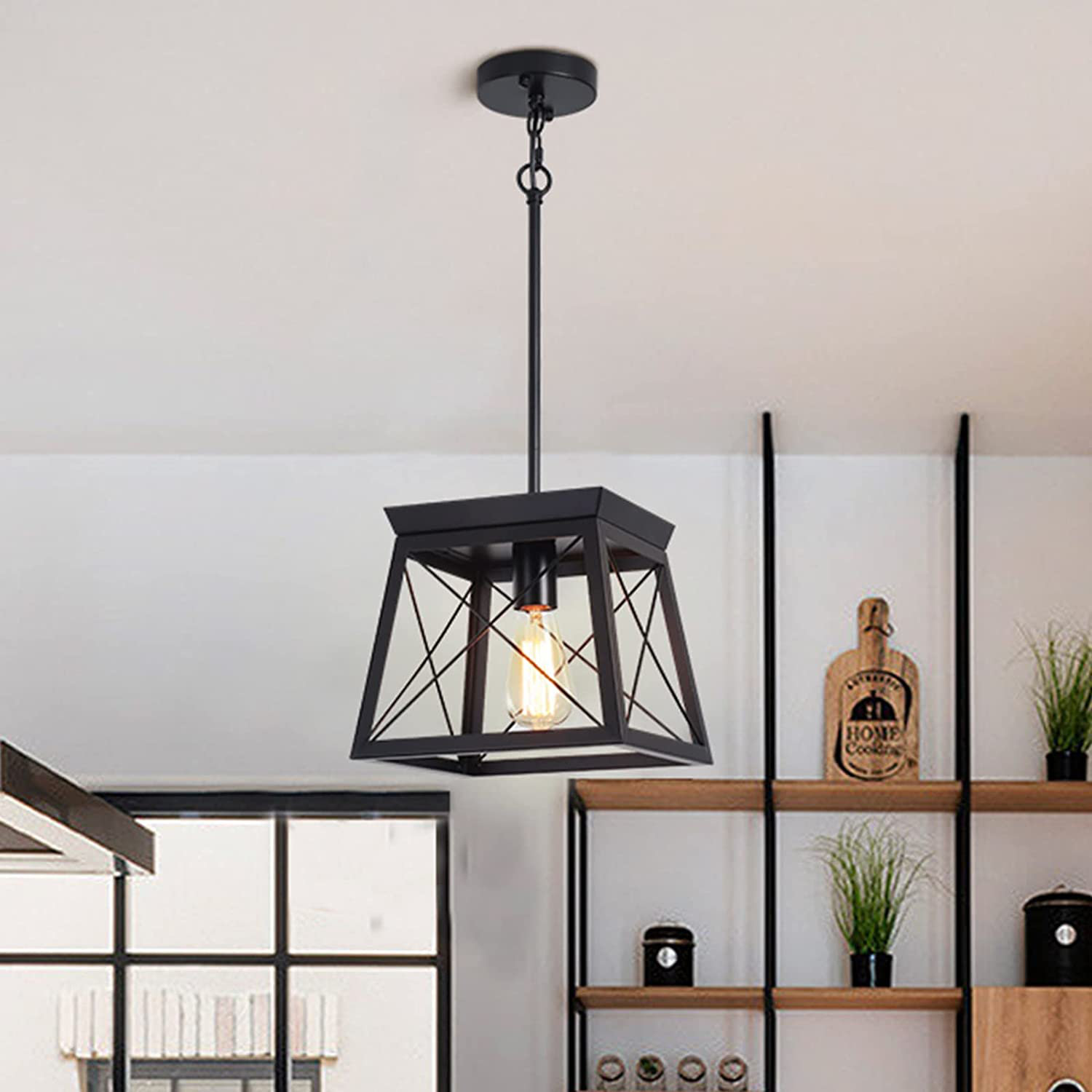 LoftDesigns Matsuda 1 - Light Lantern Square/Rectangle Pendant ...