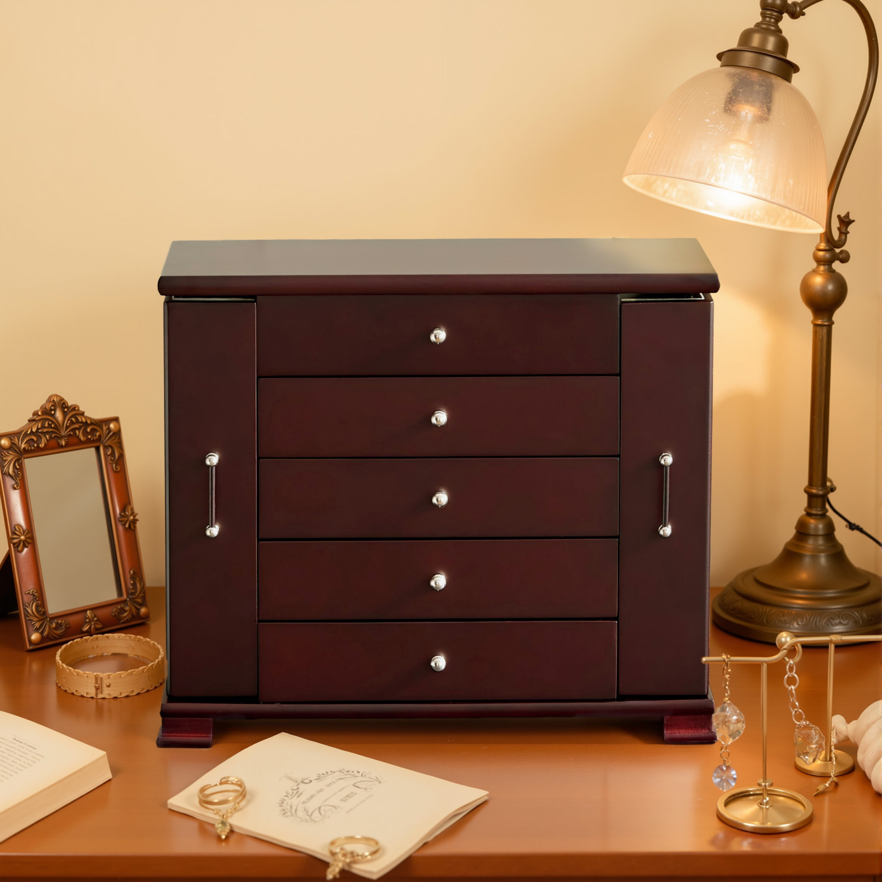 Lark Manor™ Wooden Jewelry Box | Wayfair