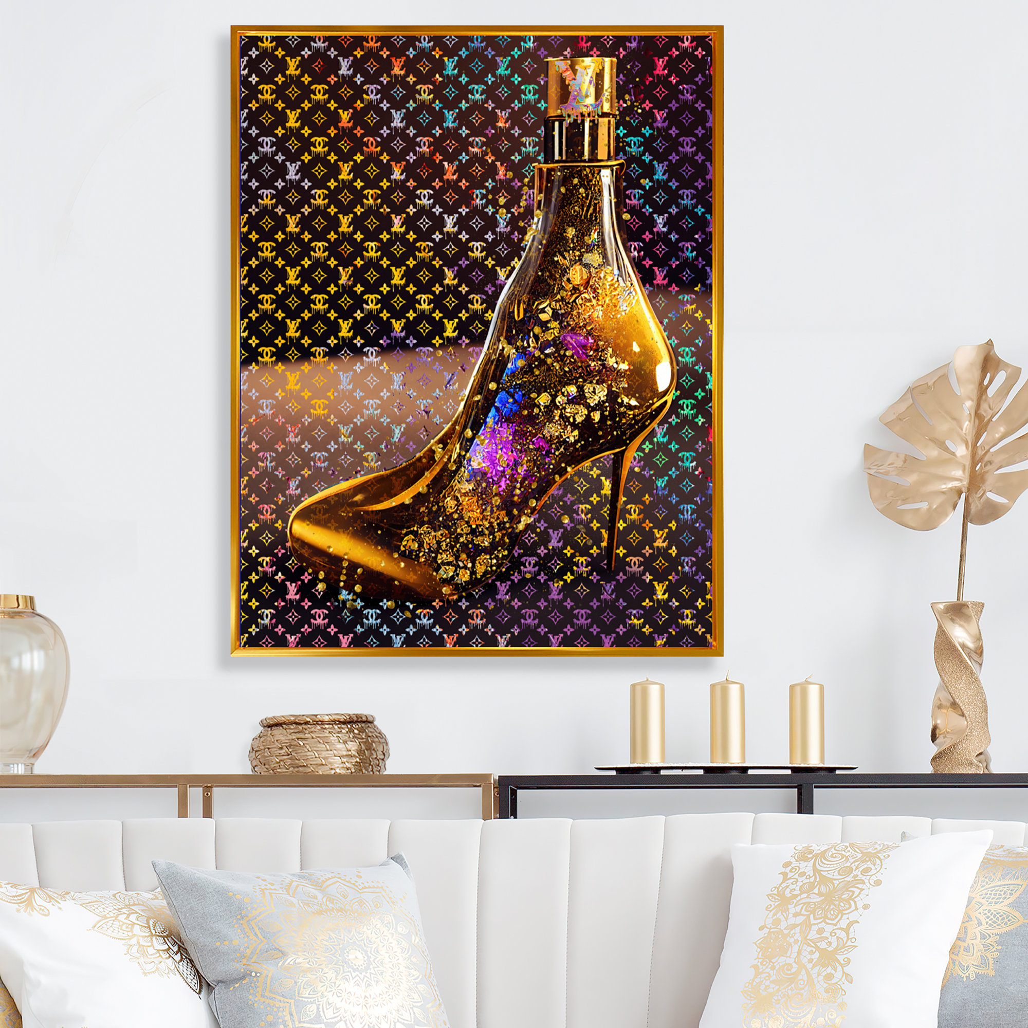 Design Art Luxurious Stilettos I - Fashion Canvas Wall Art - Wayfair Canada