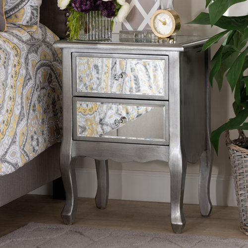 Silver Nightstands You'll Love | Wayfair
