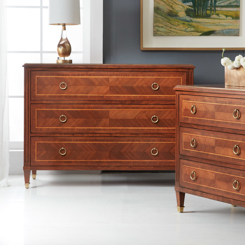 Modern History Home Villeneuve 3 Drawer Chest - Wayfair Canada