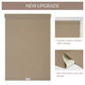 Symple Stuff Blackout Roller Shades For Windows Cordless Linen Fabric ...