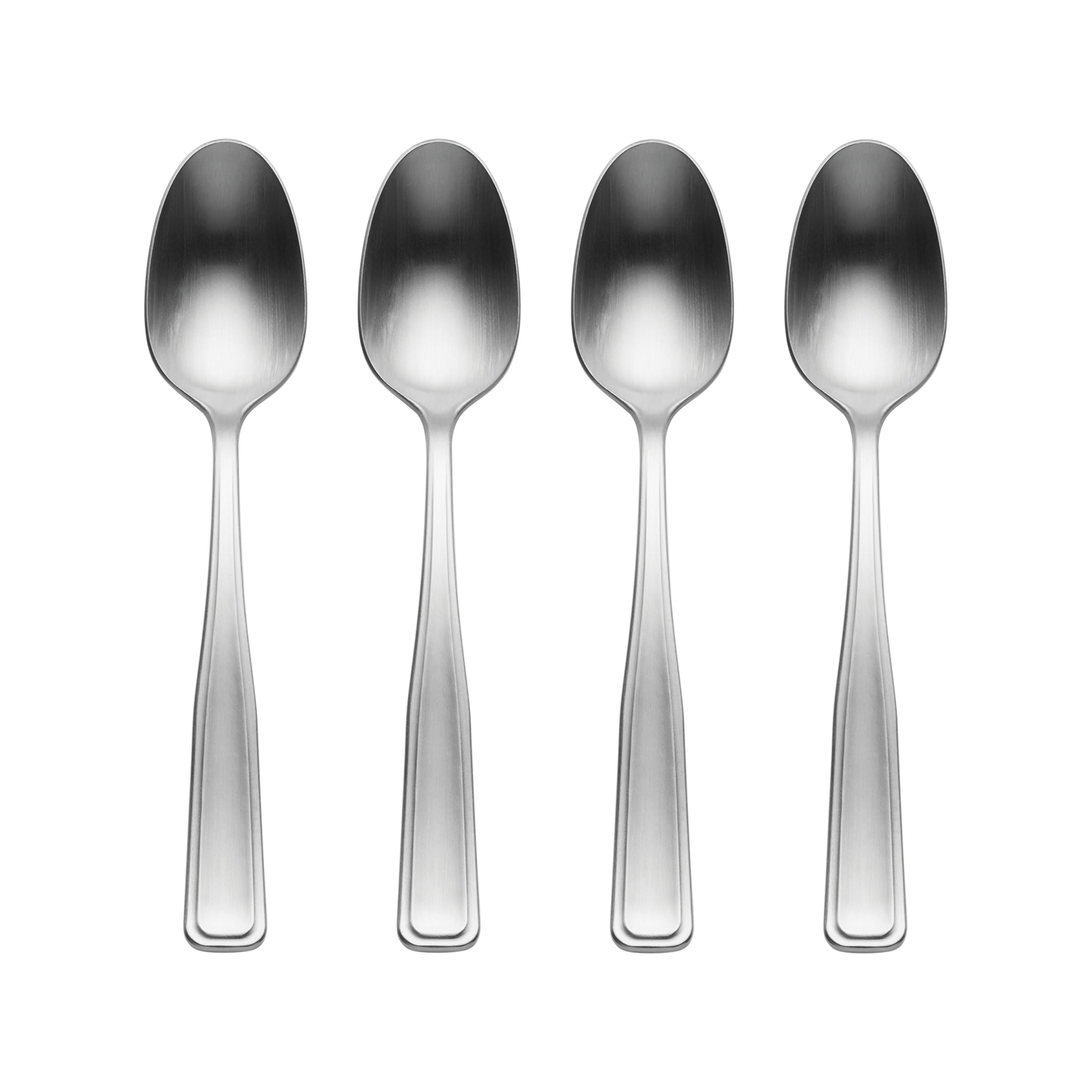Oneida Reid Satin Teaspoons, Set of 4 | Wayfair