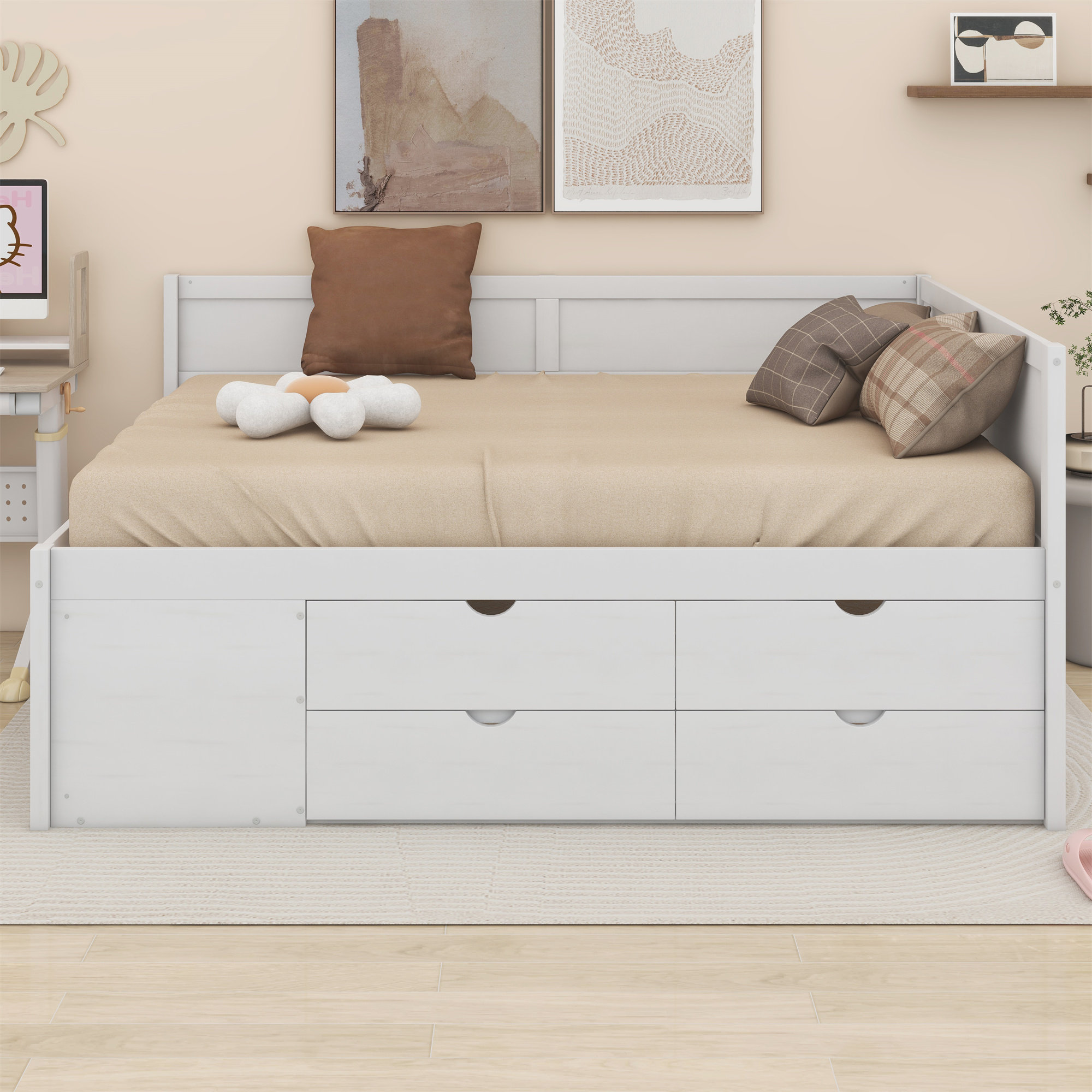 Harriet Bee Avoca Panel Storage Bed - Wayfair Canada