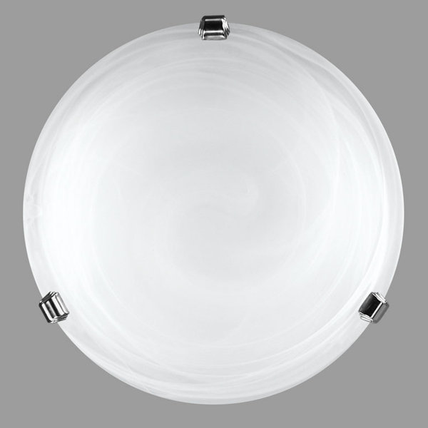 17 Stories Stennett 1-Light LED White Flush Mounted Sconce | Wayfair.co.uk