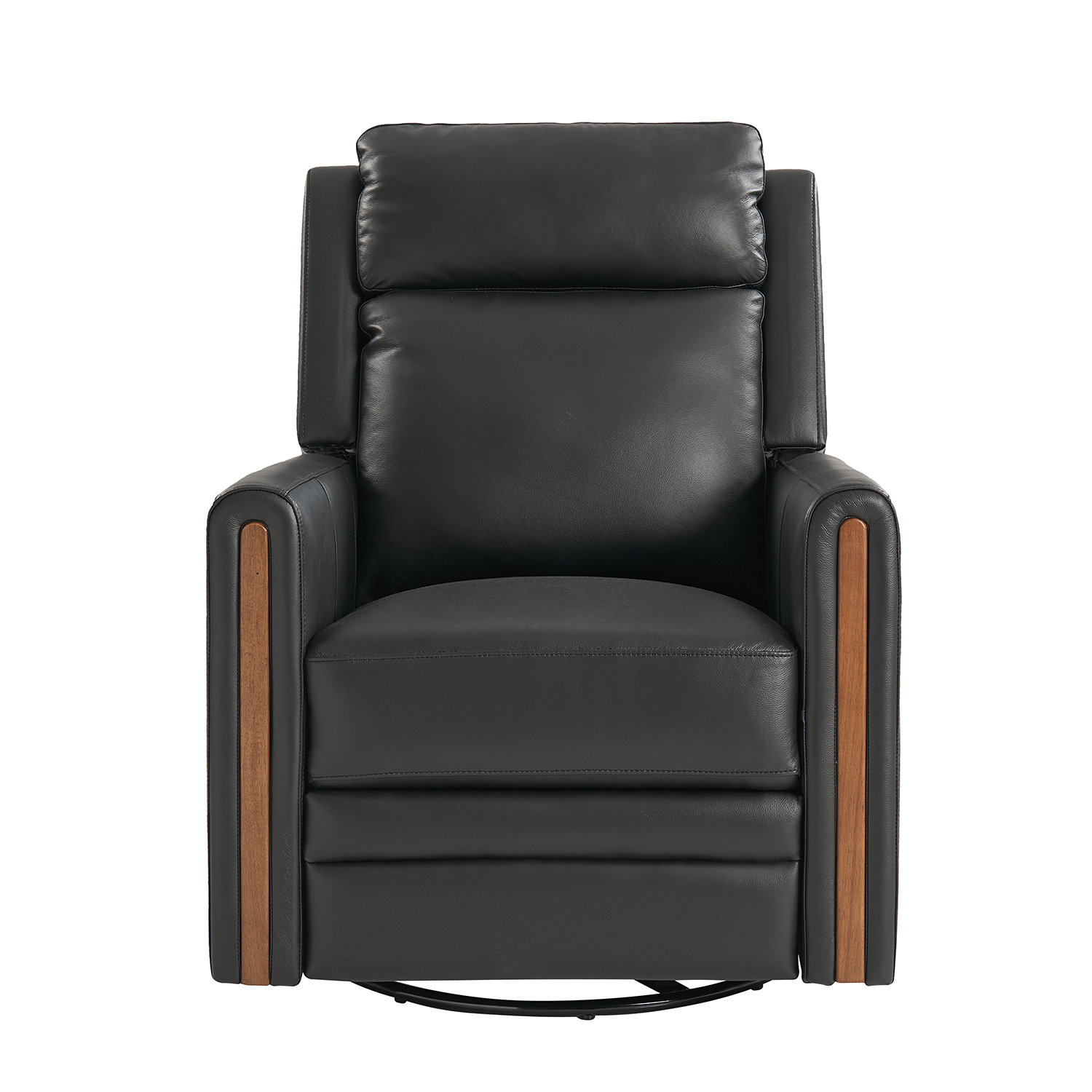 Hokku Designs Regazzi Genuine Leather Swivel Rocking Power Recliner ...