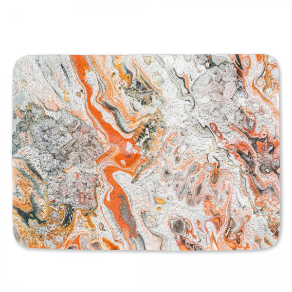 Ivy Bronx Geode Bath Mat Nature Bathroom Decor Modern | Wayfair