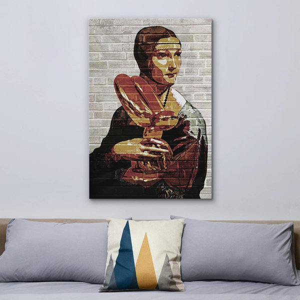 IDEA4WALL Pop Urban Street " Collage Painting Leonardo Da Vinci And ...