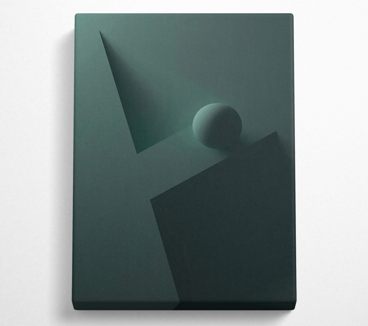 Latitude Run Dark Green Ball - No Frame Art Prints on Canvas | Wayfair ...