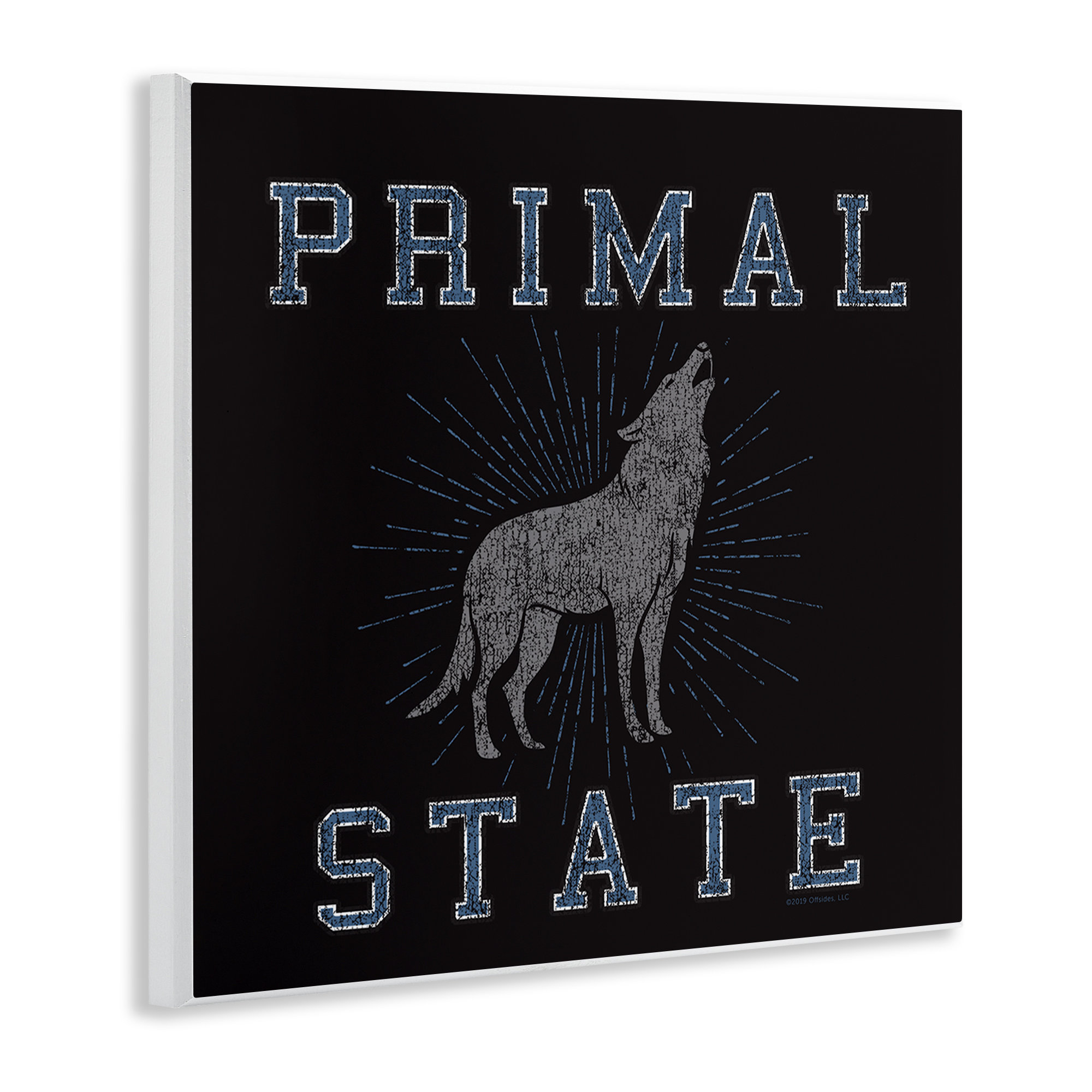 Union Rustic Primal Wolf State Wall Plaque Art by Spirit Animals/Life ...