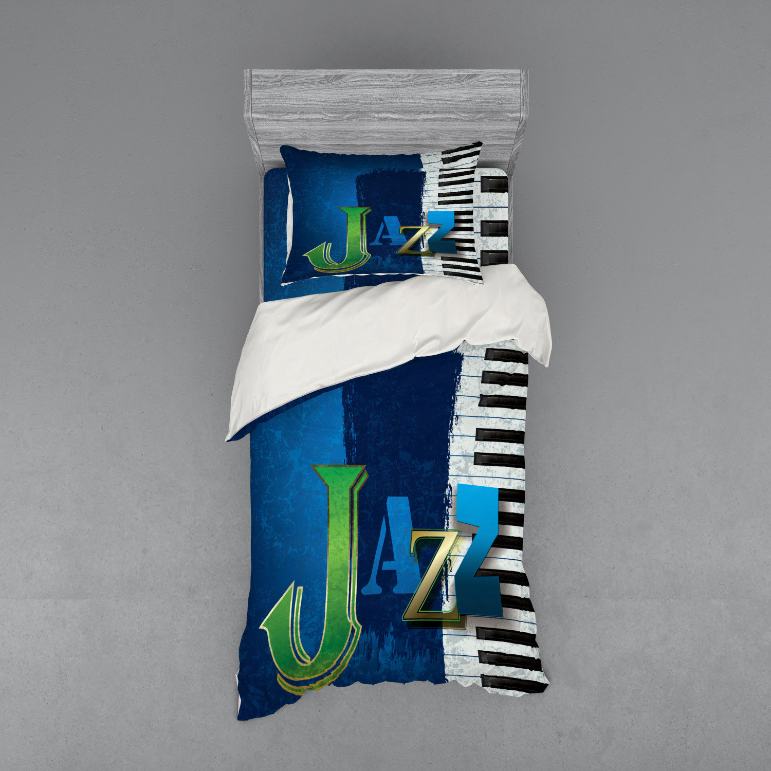 Ambesonne Jazz Music Duvet Cover Set | Wayfair