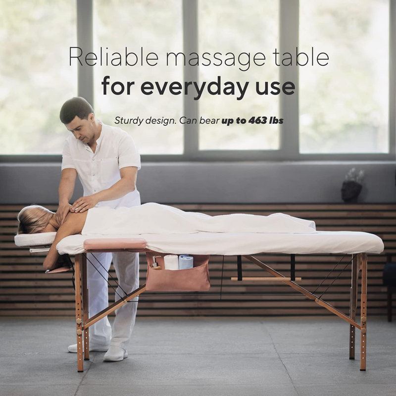 Luxton Home Premium Memory Foam Massage Table with Custom Breast Holes ...